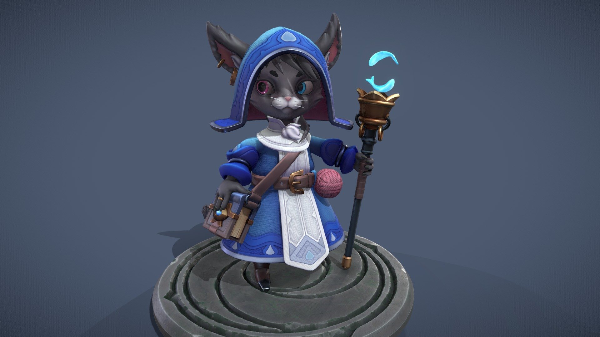 Cat Water Priest - 3D model by MrYbrik [3774813] - Sketchfab