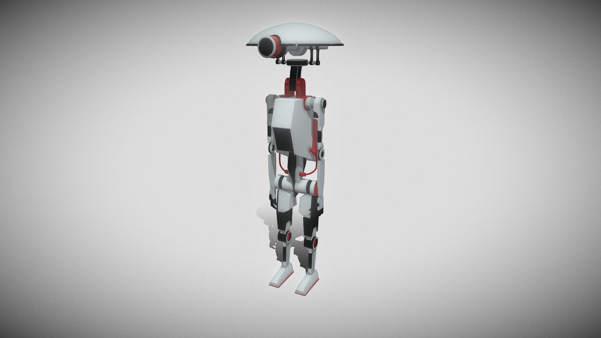 Stylized One-Eyed Robot | Sci-Fi Robort - Download Free 3D model by ...