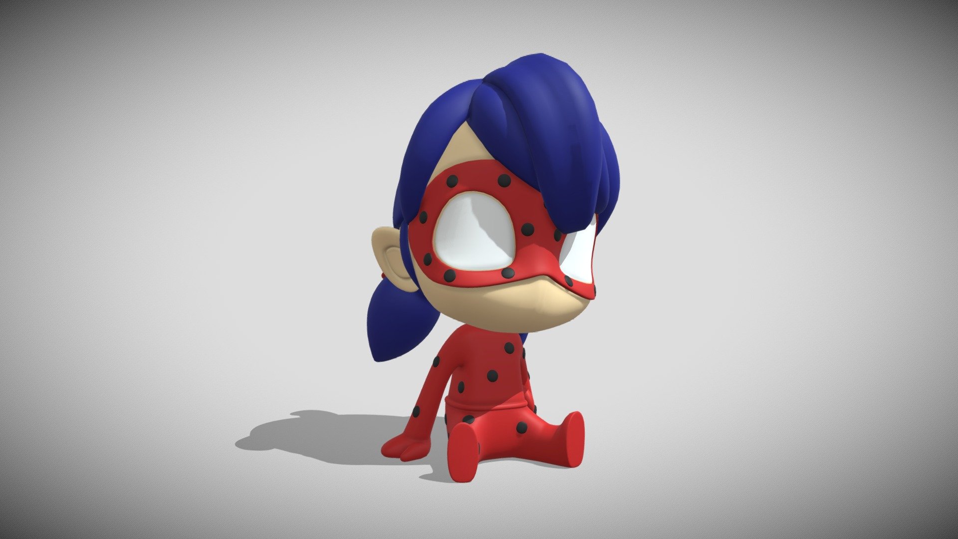 Lady Bug - Miraculous Chibi 3D Printable - Buy Royalty Free 3D model by ...