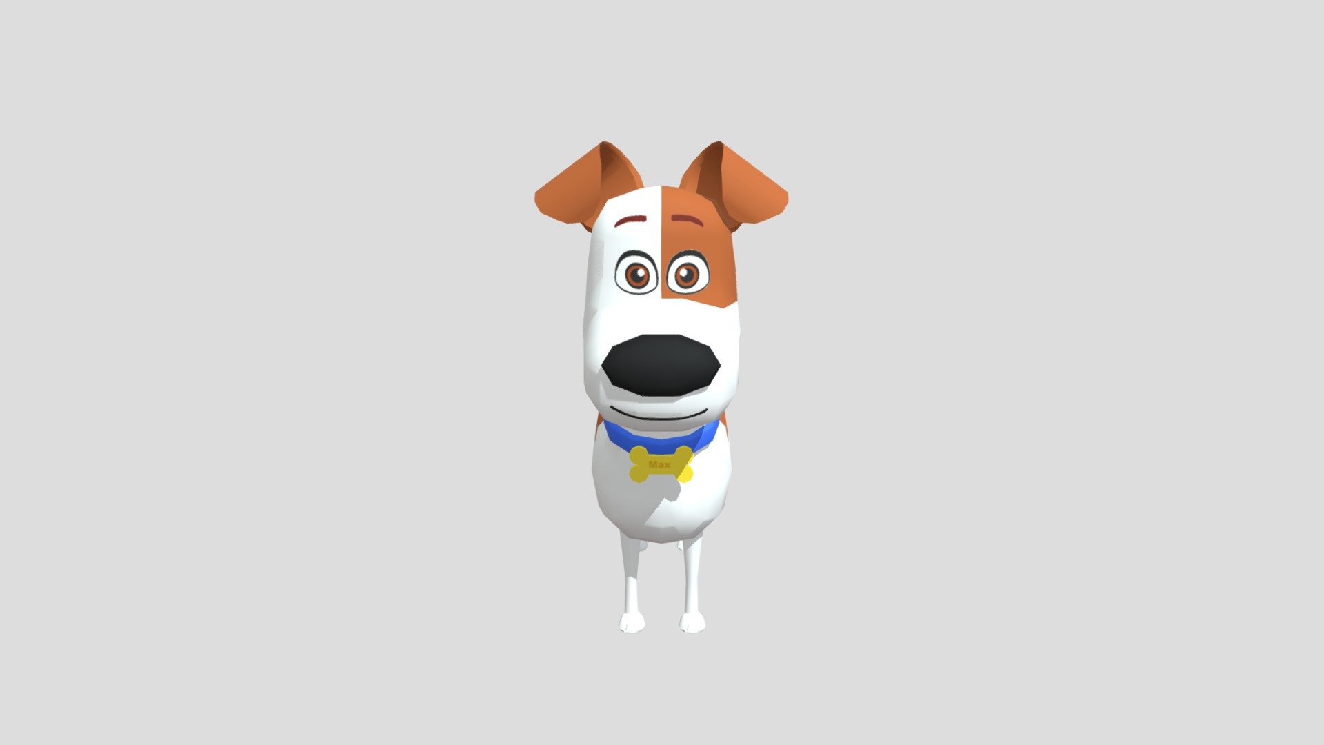 Max The Dog (The Secret Life of Pets) - Download Free 3D model by ...