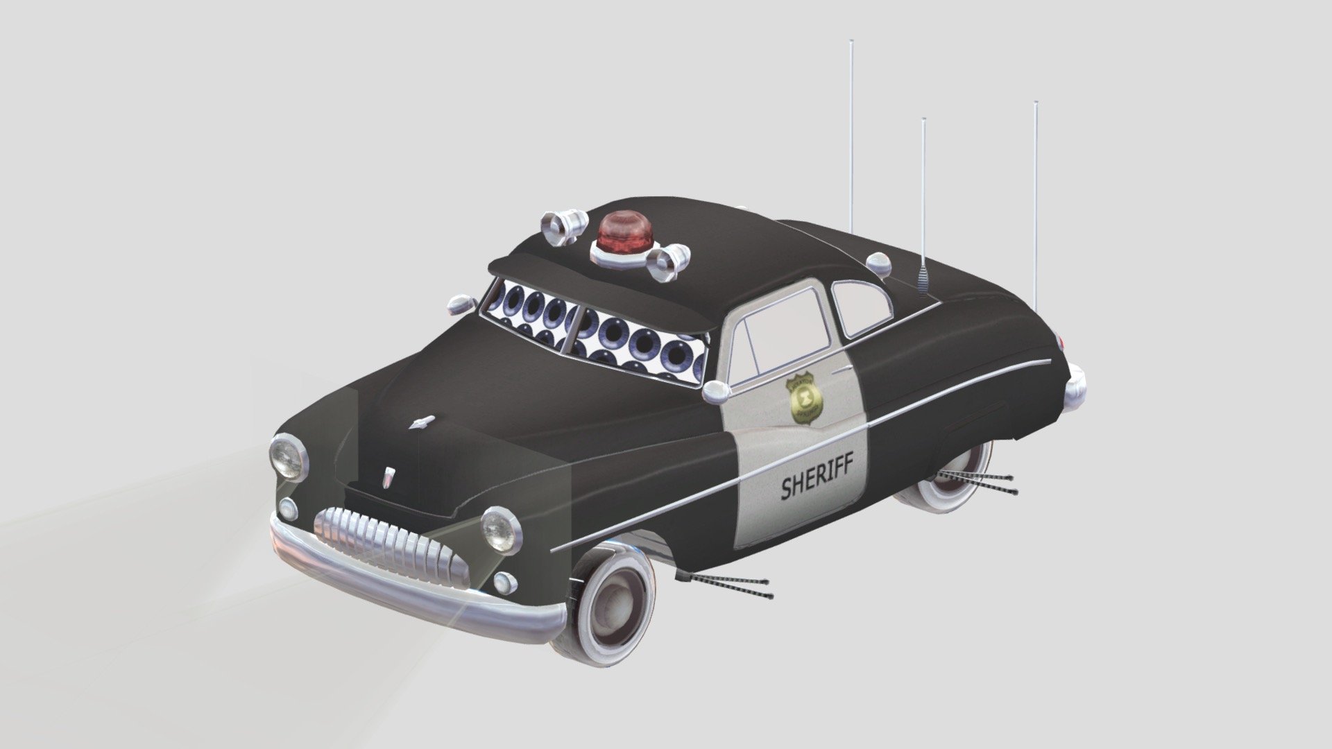 GameCube Cars - Sheriff - Download Free 3D model by SMF Features ...