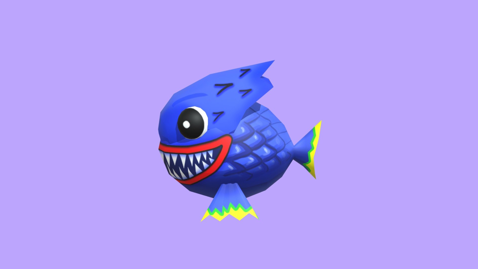 HuggyFish - 3D model by VRClick Studio (@quocanh9uk) [377c92c] - Sketchfab