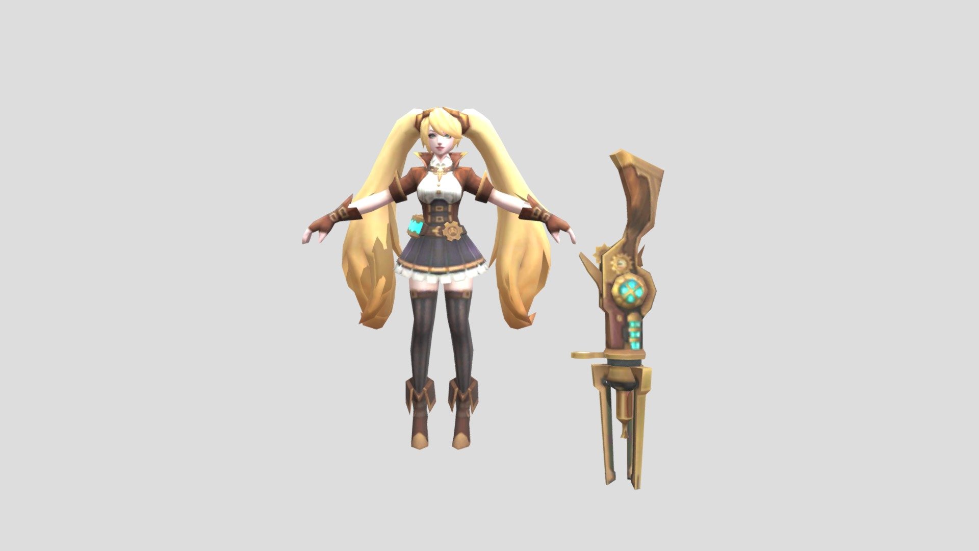 Hero_Layla - Download Free 3D model by ahsjkdhsjkah [377ccd0] - Sketchfab