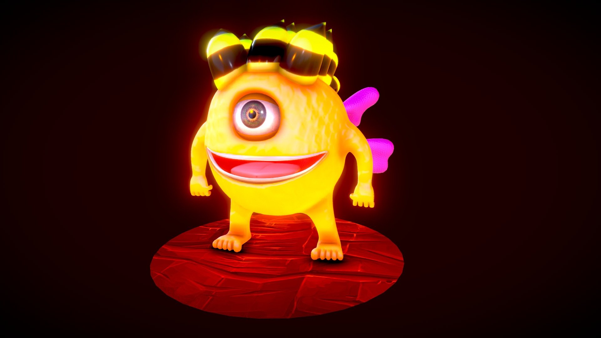 Monster - Download Free 3D model by emmanuelbecerril [377d135] - Sketchfab