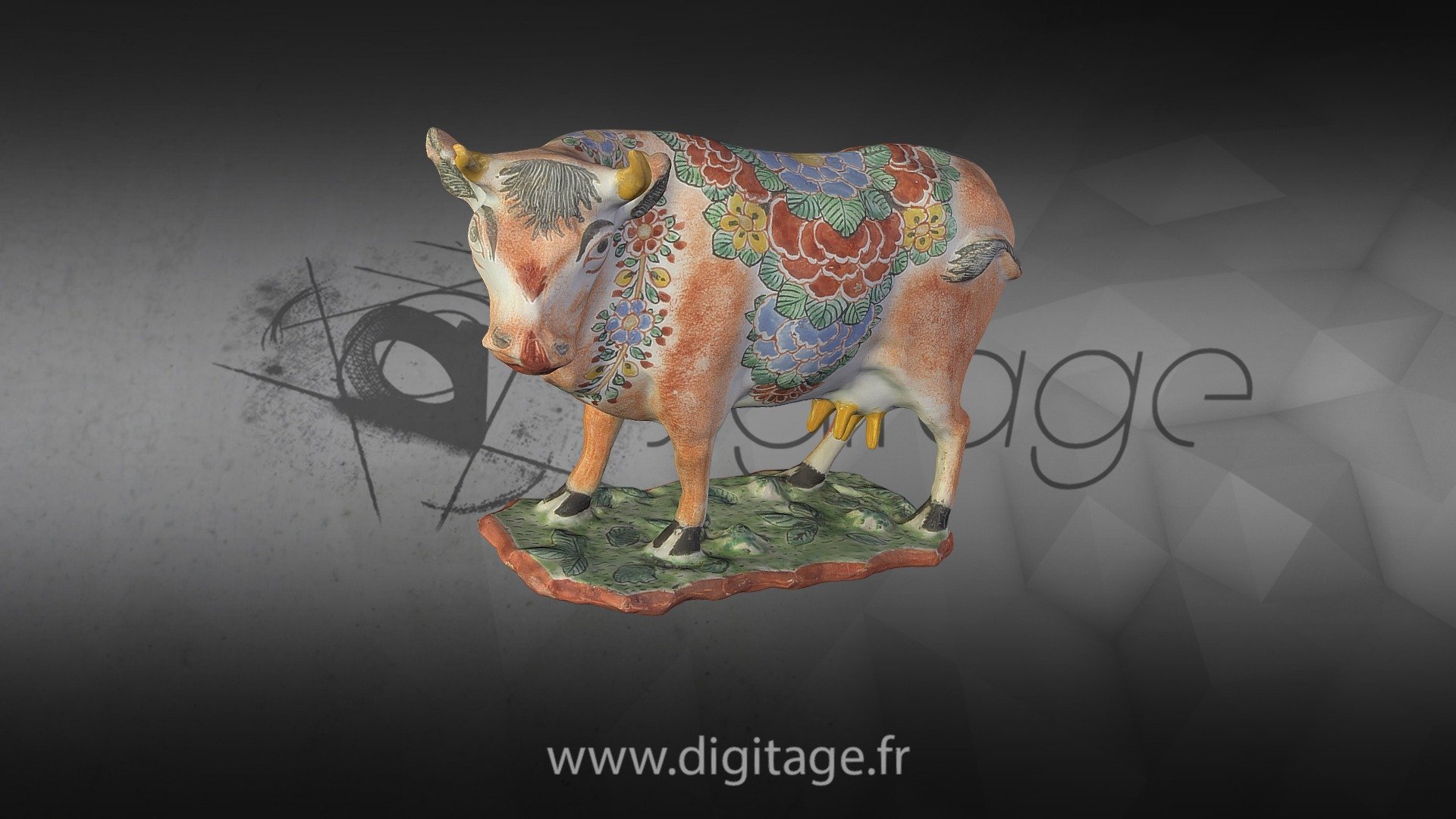 Mazedia - Vache - 3D model by Digitage [377e724] - Sketchfab