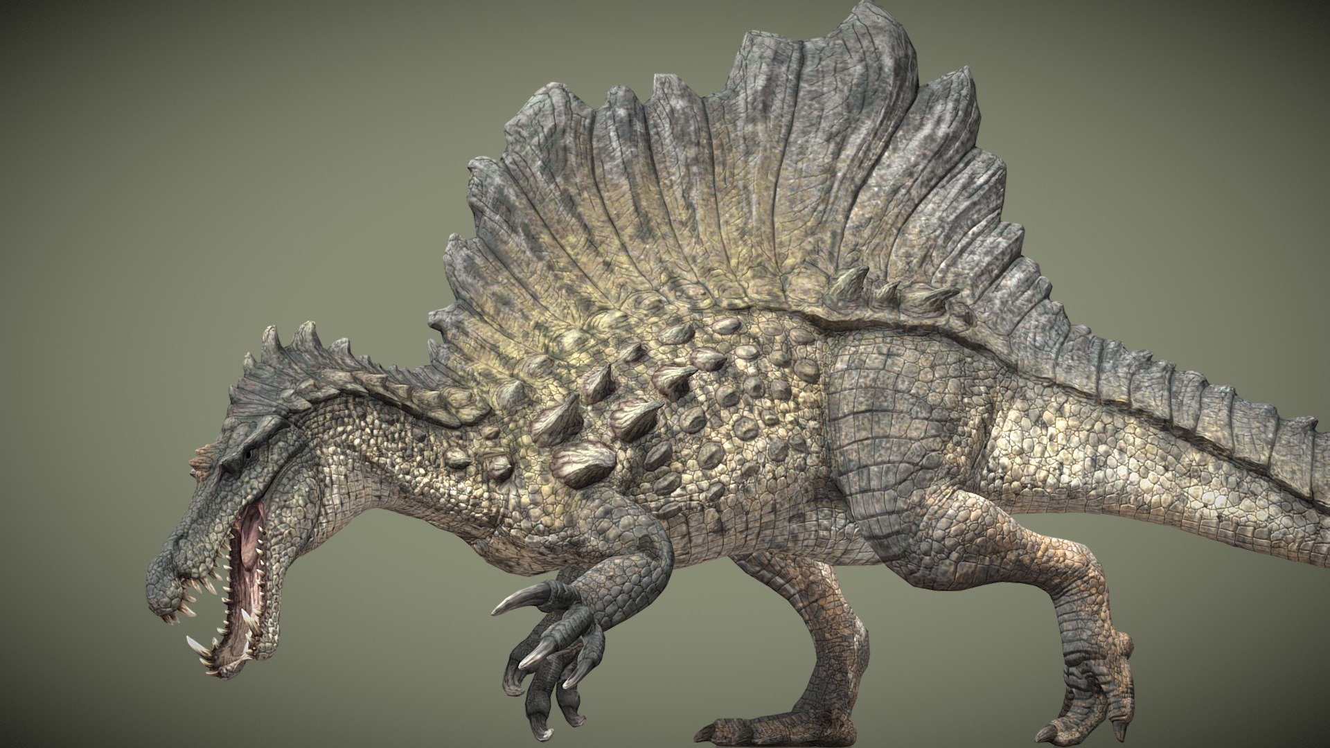 Hyperendocrin Spinosaurus - The Isle - Download Free 3D model by ...