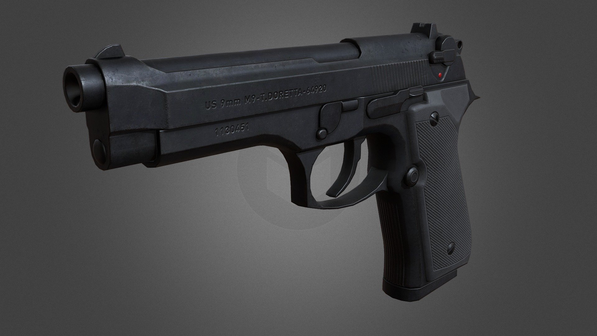 Beretta 92 Pistol - 3D model by simkas [3781870] - Sketchfab
