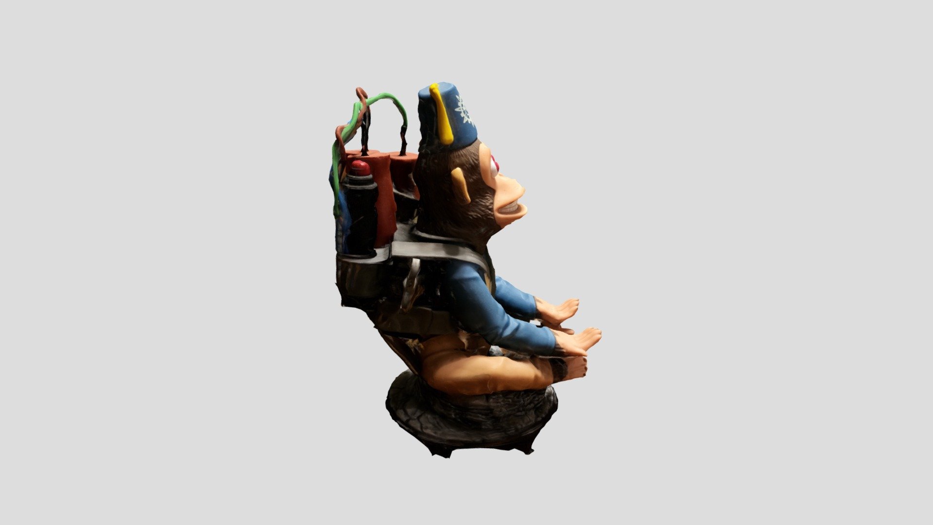 Bomb Monkey - Download Free 3D model by nosimaj4 [37830c0] - Sketchfab