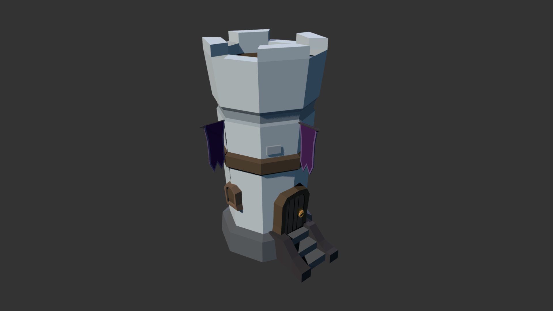 Medieval Fantasy Contest Asset -Tower - Download Free 3D model by Alex ...