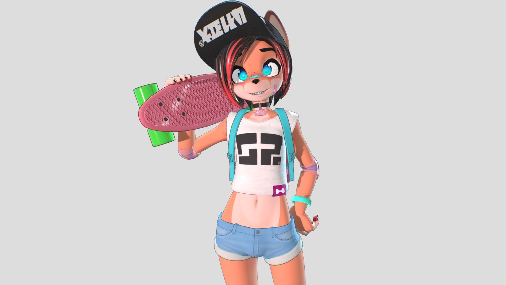 Kayla Fox - 3D model by kayla fox (@kaylafox) [3785c08] - Sketchfab