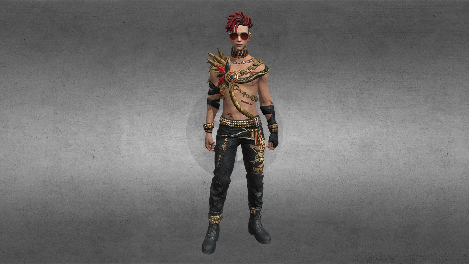 Chainz Of Lux Bundle_Free Fire - Download Free 3D model by BrOkiE FF ...