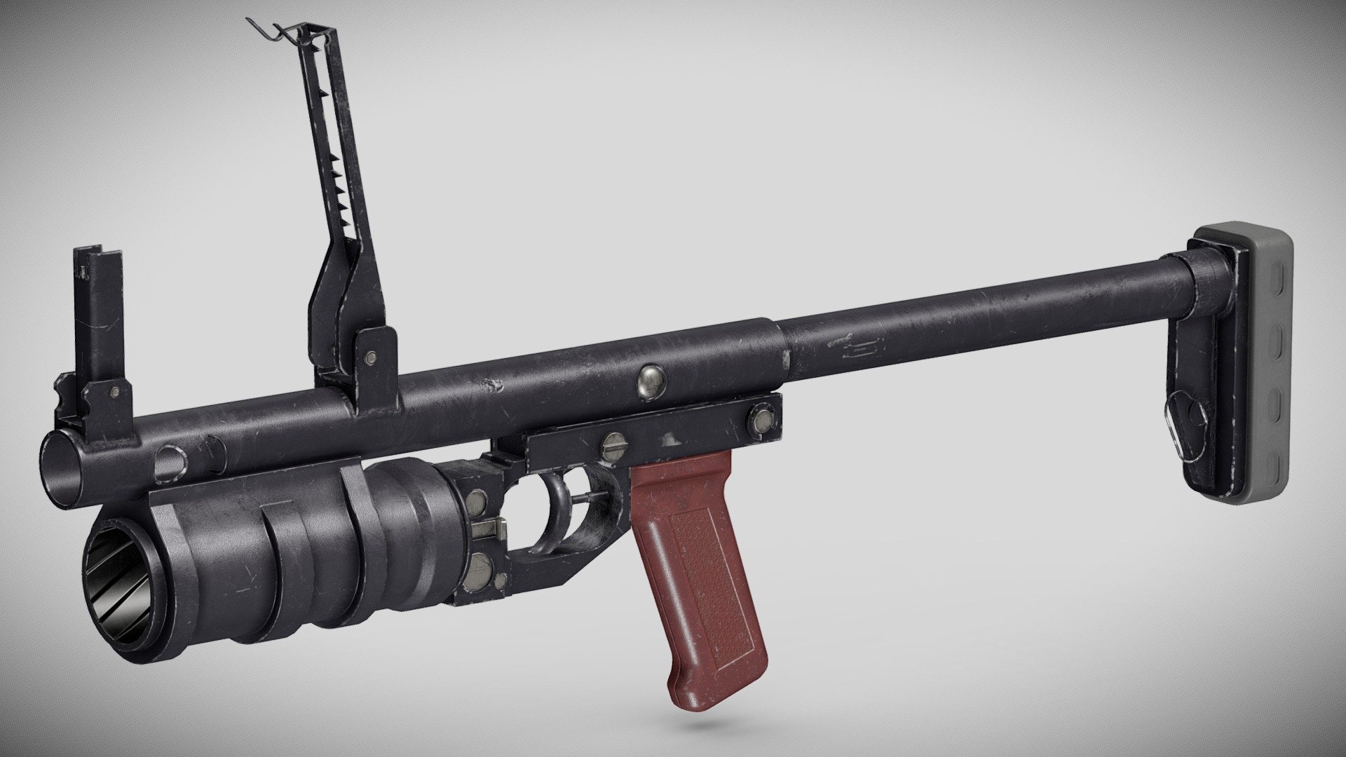 RGM - 40 "Kastet" (Grenade Launcher) - Download Free 3D model by Sambit_Raut [3786215] - Sketchfab