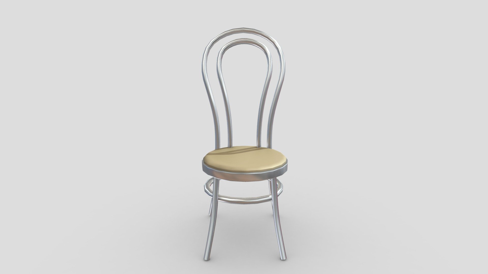 Iron Frame Cafe Chair - Buy Royalty Free 3D model by 3dia [3786f0e ...