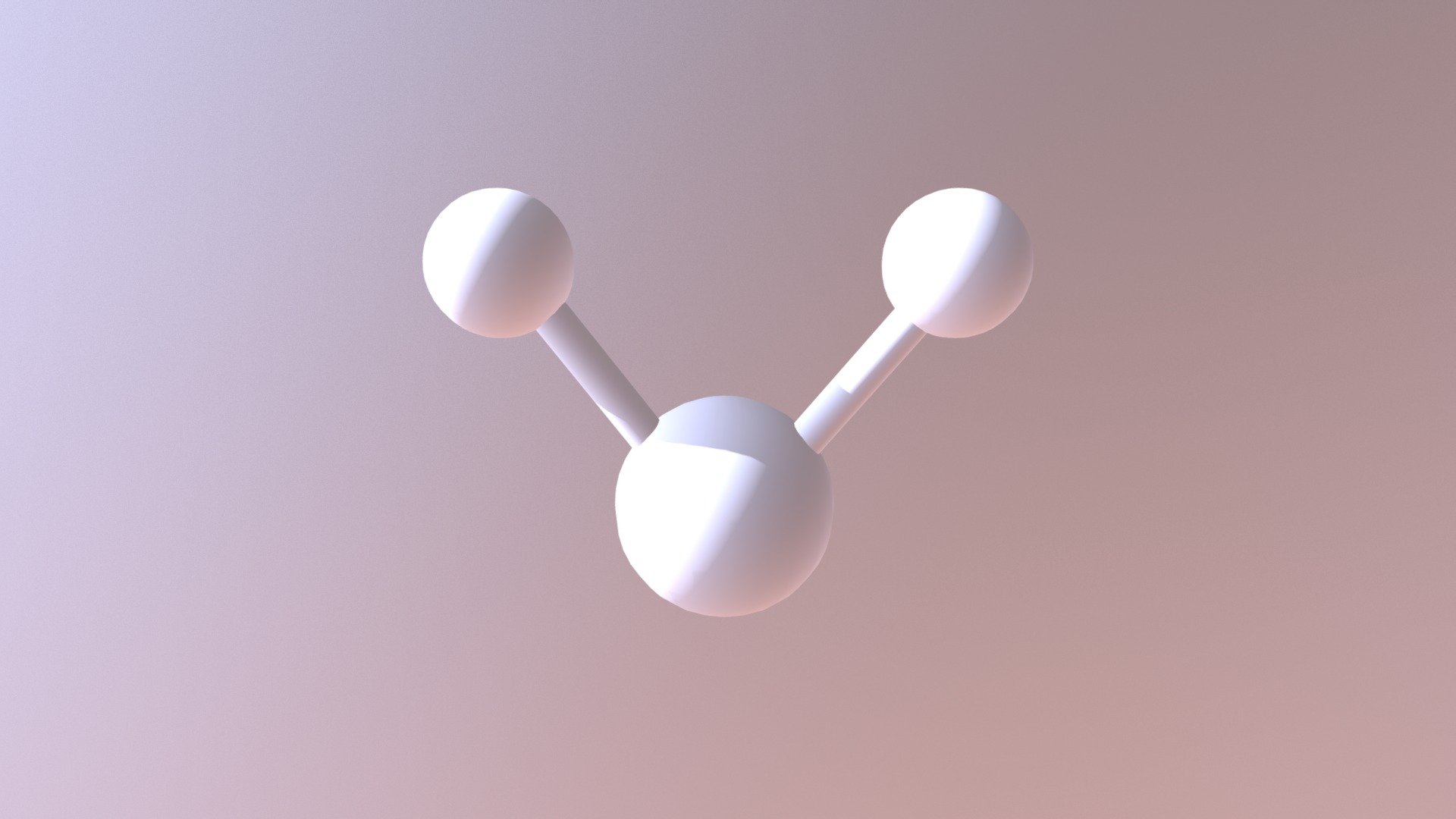 H20/ dihydrogen monoxide molecule - 3D model by RebeccaStatton [3789f29 ...