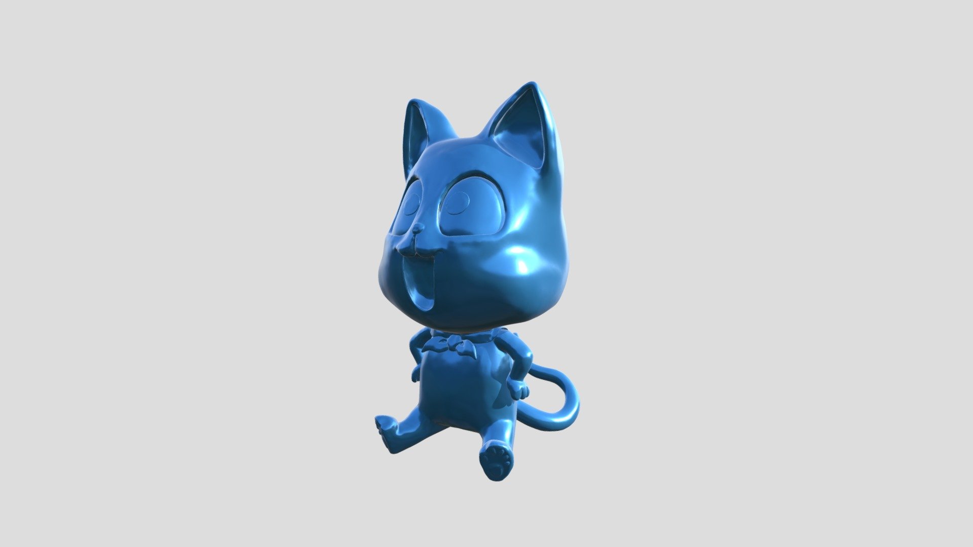 Happy the Cat - 3D model by herbatron [3789fcc] - Sketchfab