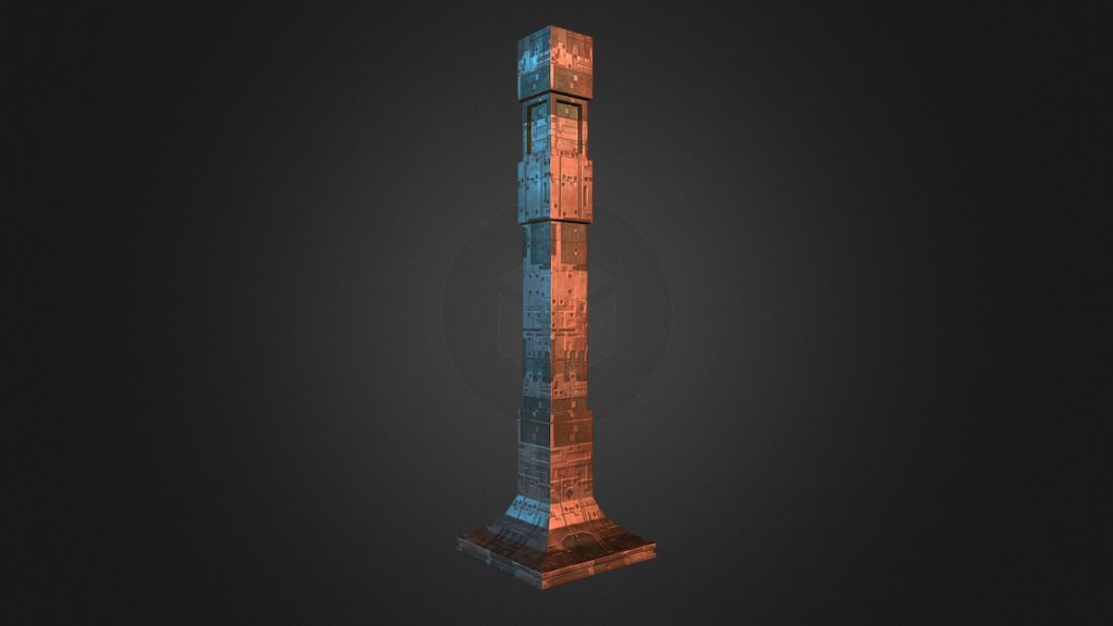 Steam Punk Pillar - Download Free 3D model by d880 (@distance880 ...