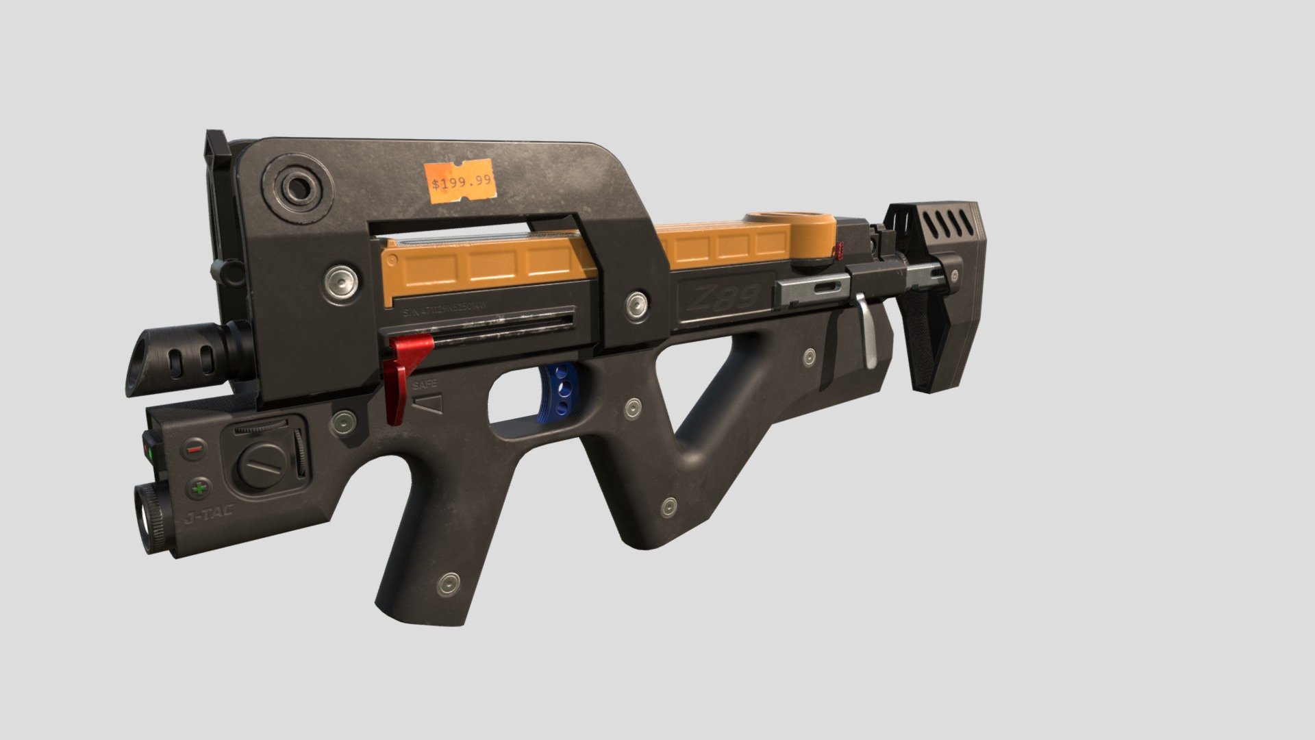 Z89 PDW - 3D model by atomicsans [378bd02] - Sketchfab