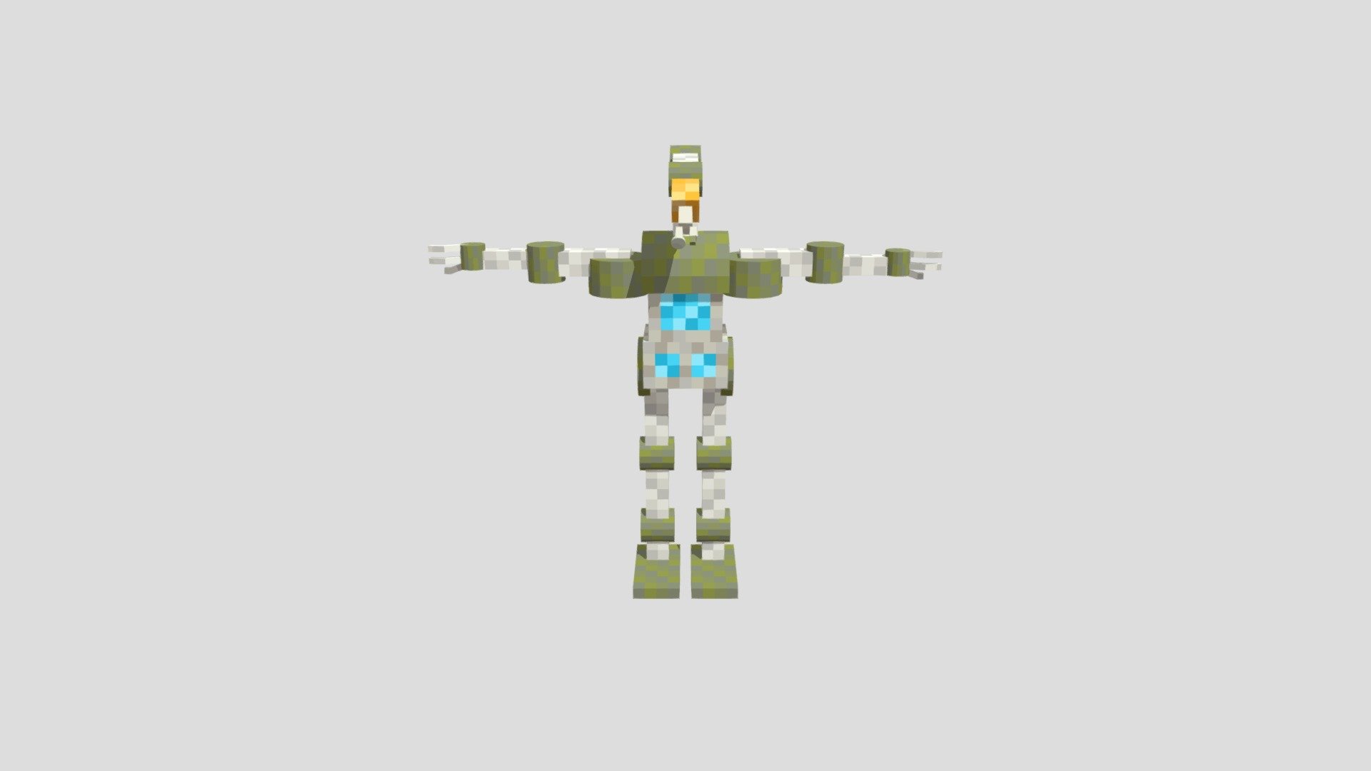 T Pose Robot - Download Free 3D model by mamickabee [378c1c7] - Sketchfab