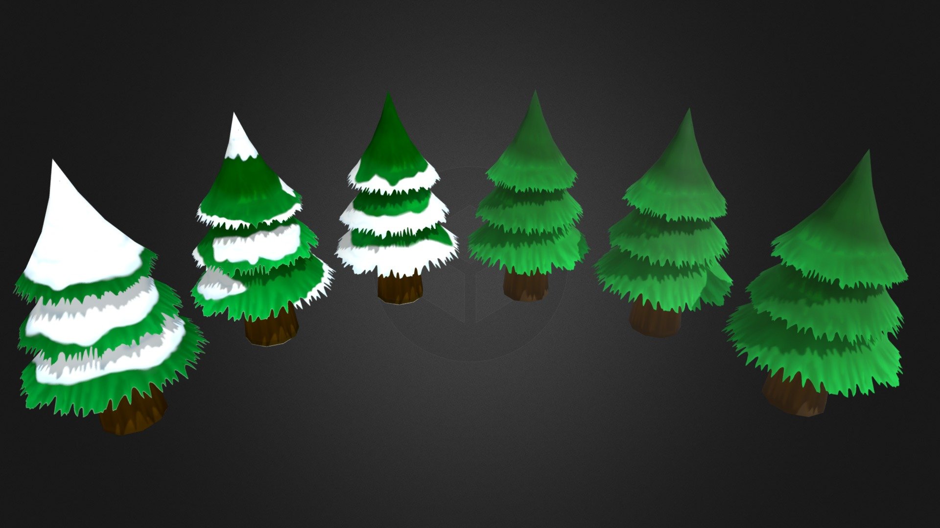 Low Poly Tree Collection - Download Free 3D model by FredPW [378db9f ...