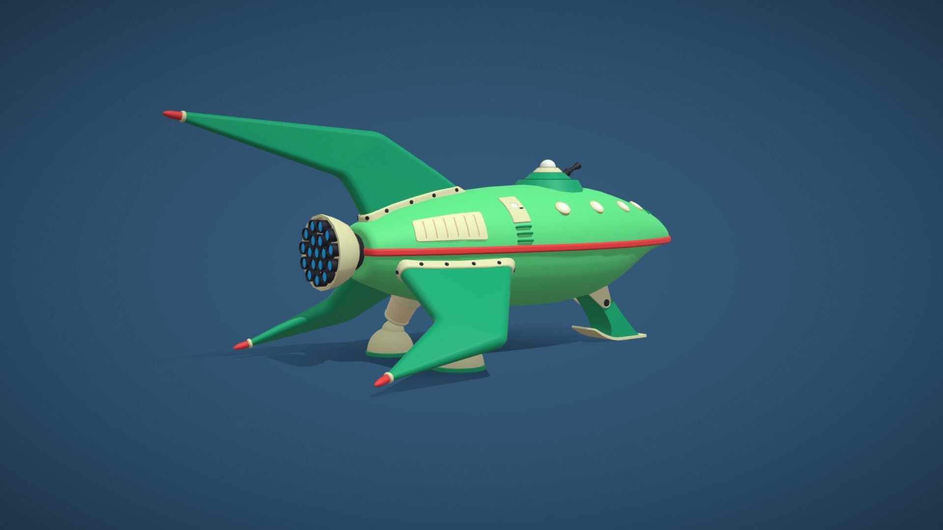 Planet Express - 3D model by Vanya Anoshka (@vanya.anoshka) [378f338 ...