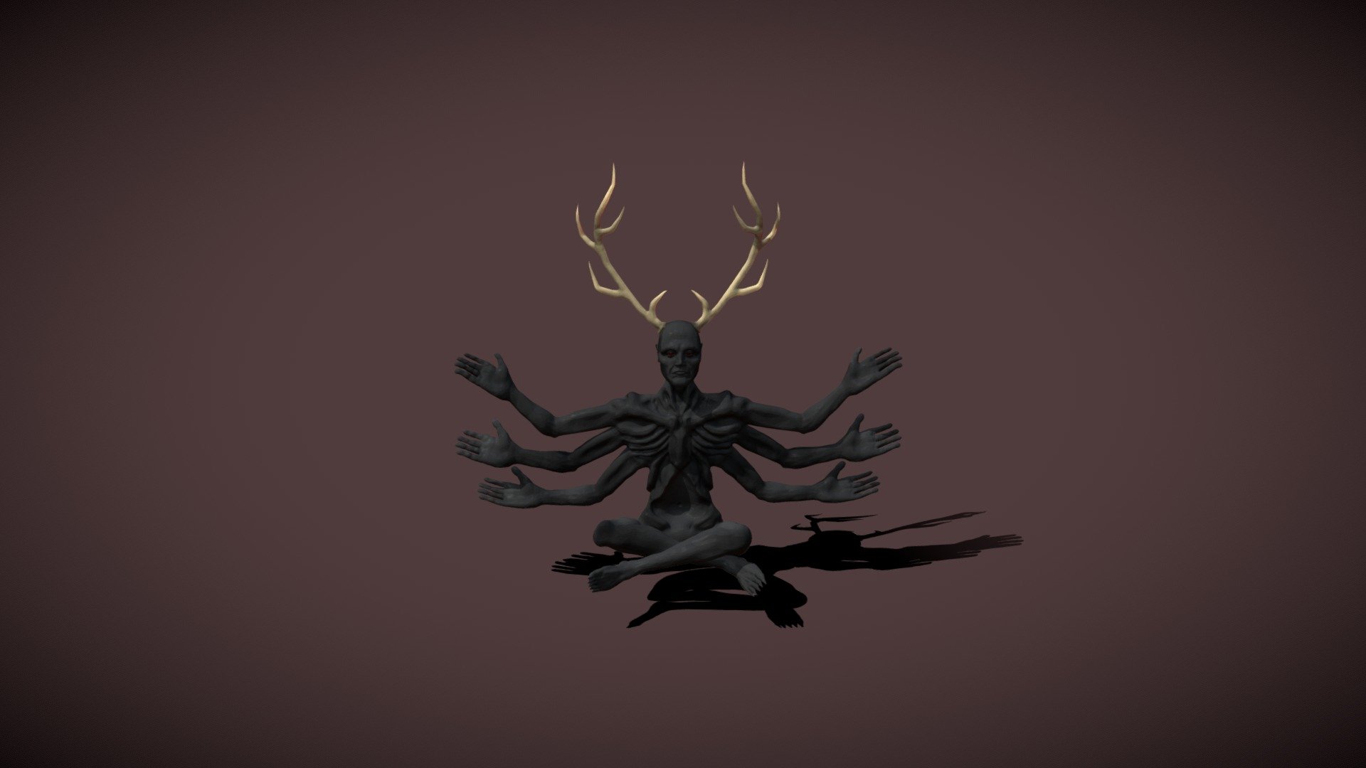 Mads Mikkelsen Hannibal Demon - Buy Royalty Free 3D model by Darvida ...
