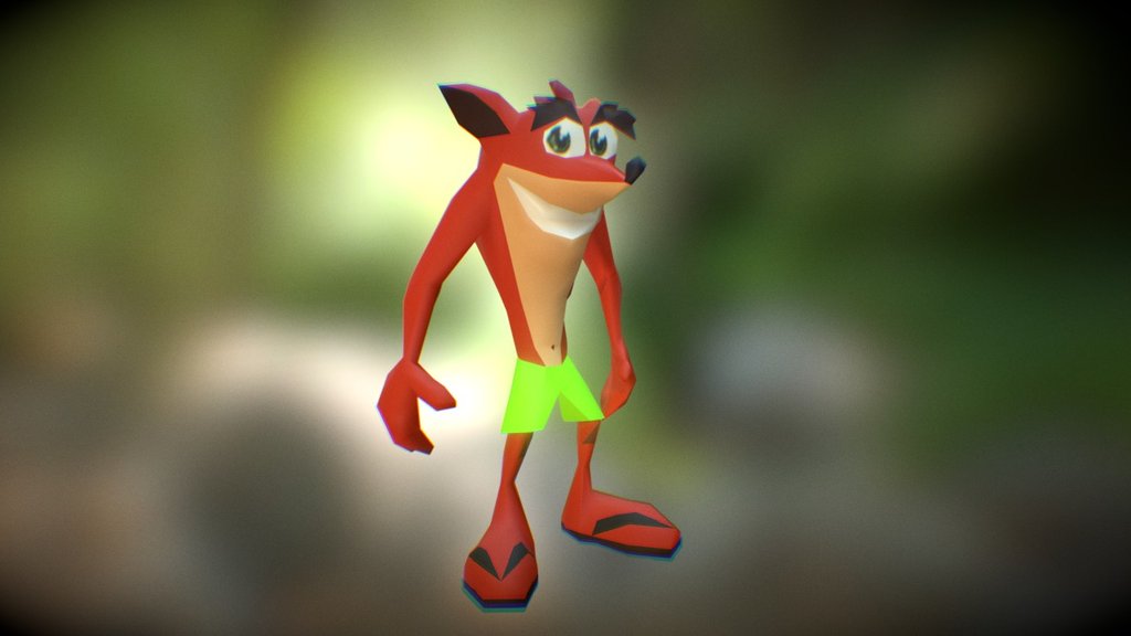 Crash Bandicoot Mod - 3D model by Mikey Miller (@MikeyMillerCorp ...