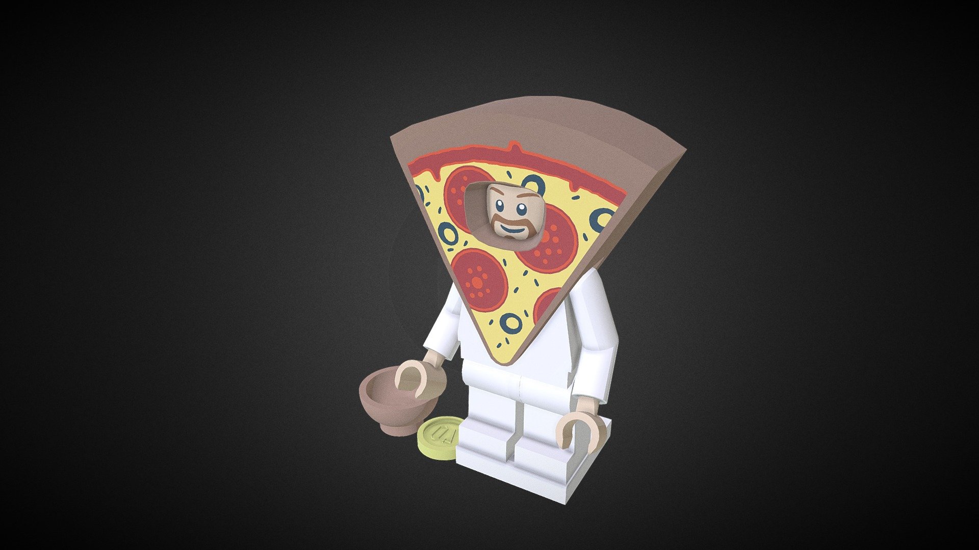 lego pizza pizza advertiser - Download Free 3D model by Sqtime |kianu ...