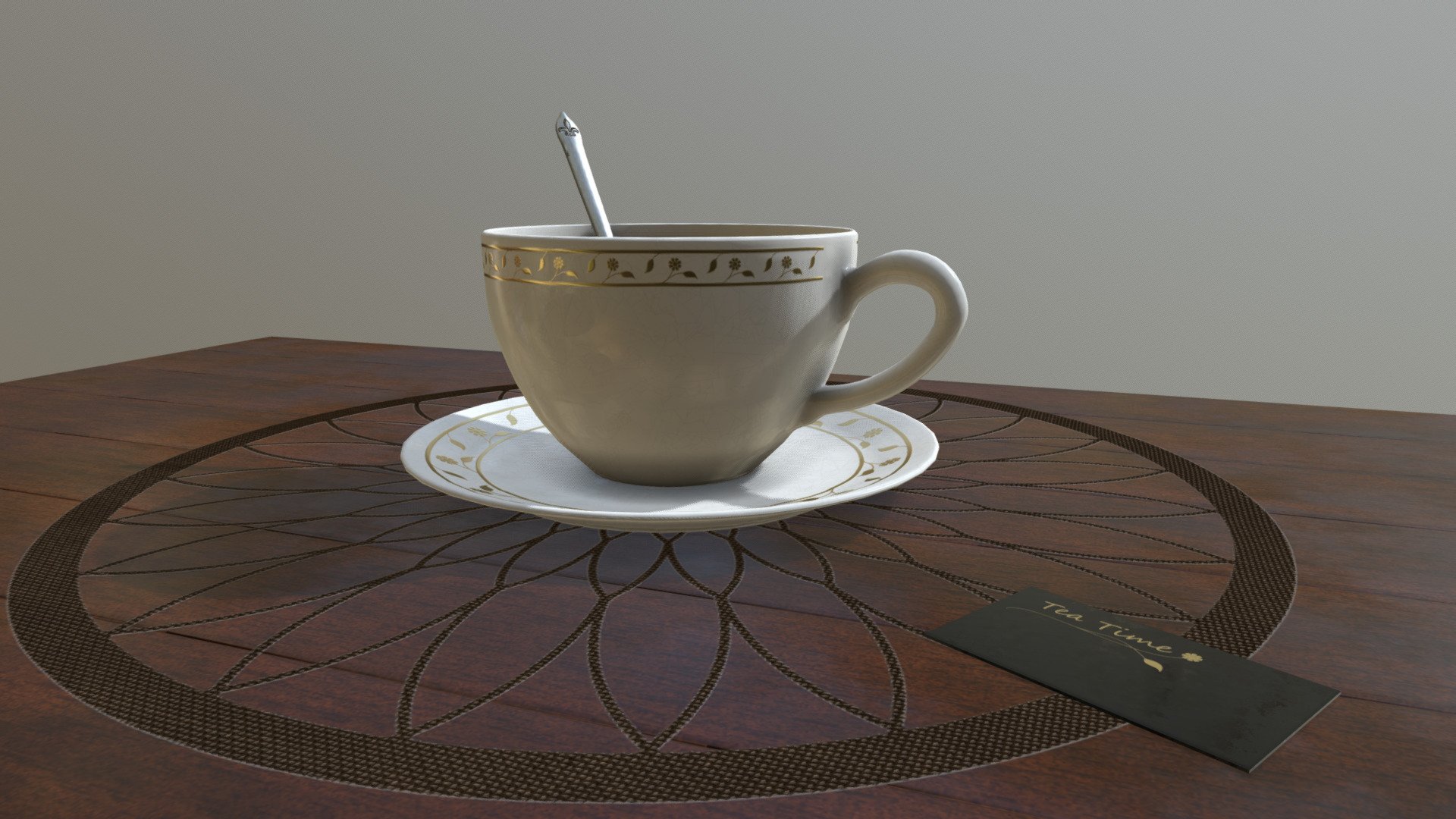 Tea Time - Buy Royalty Free 3D model by kelvysb [3793a86] - Sketchfab Store