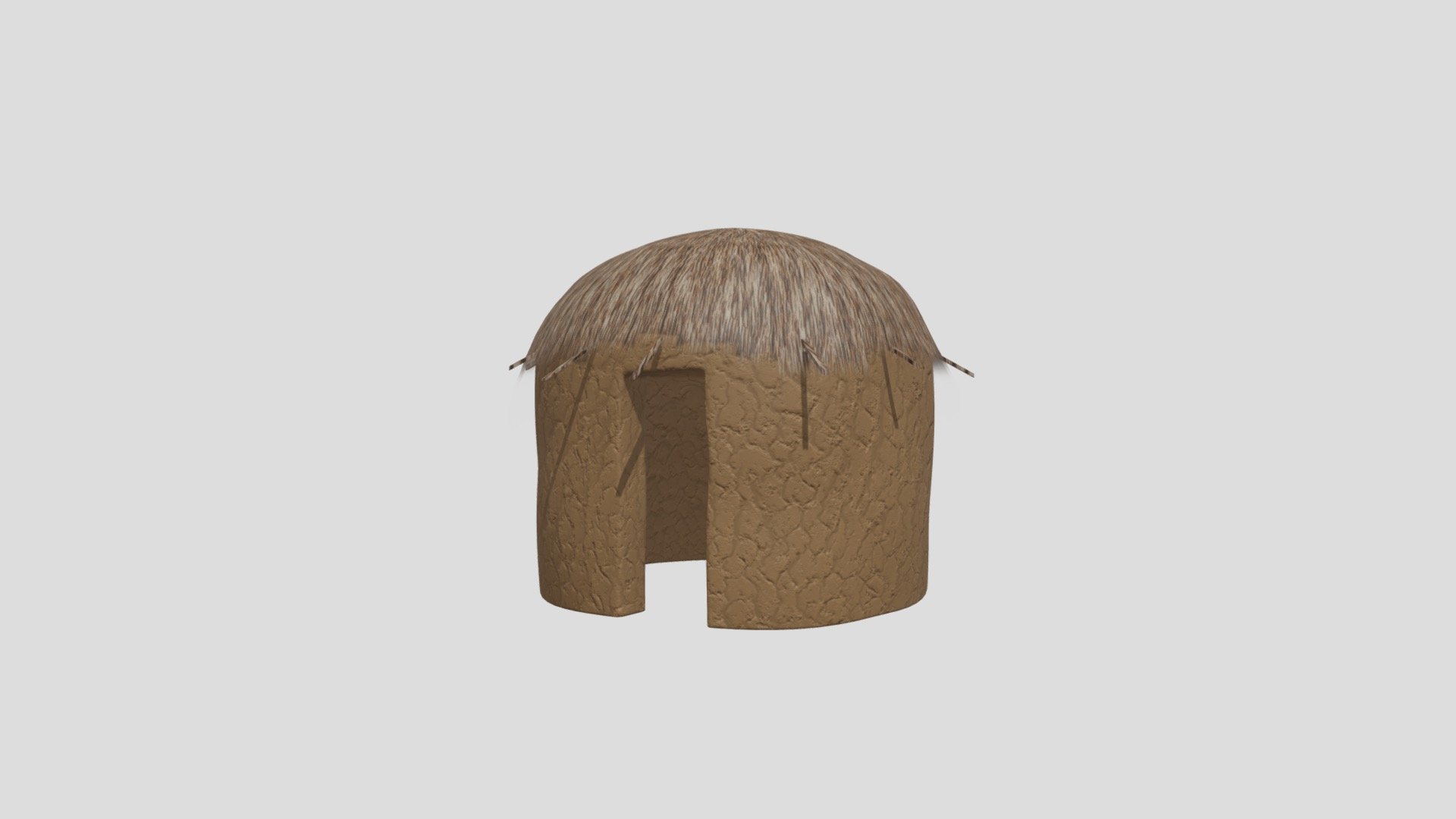 Hut - Buy Royalty Free 3D model by Ed+ (@EDplus) [3793d31] - Sketchfab ...
