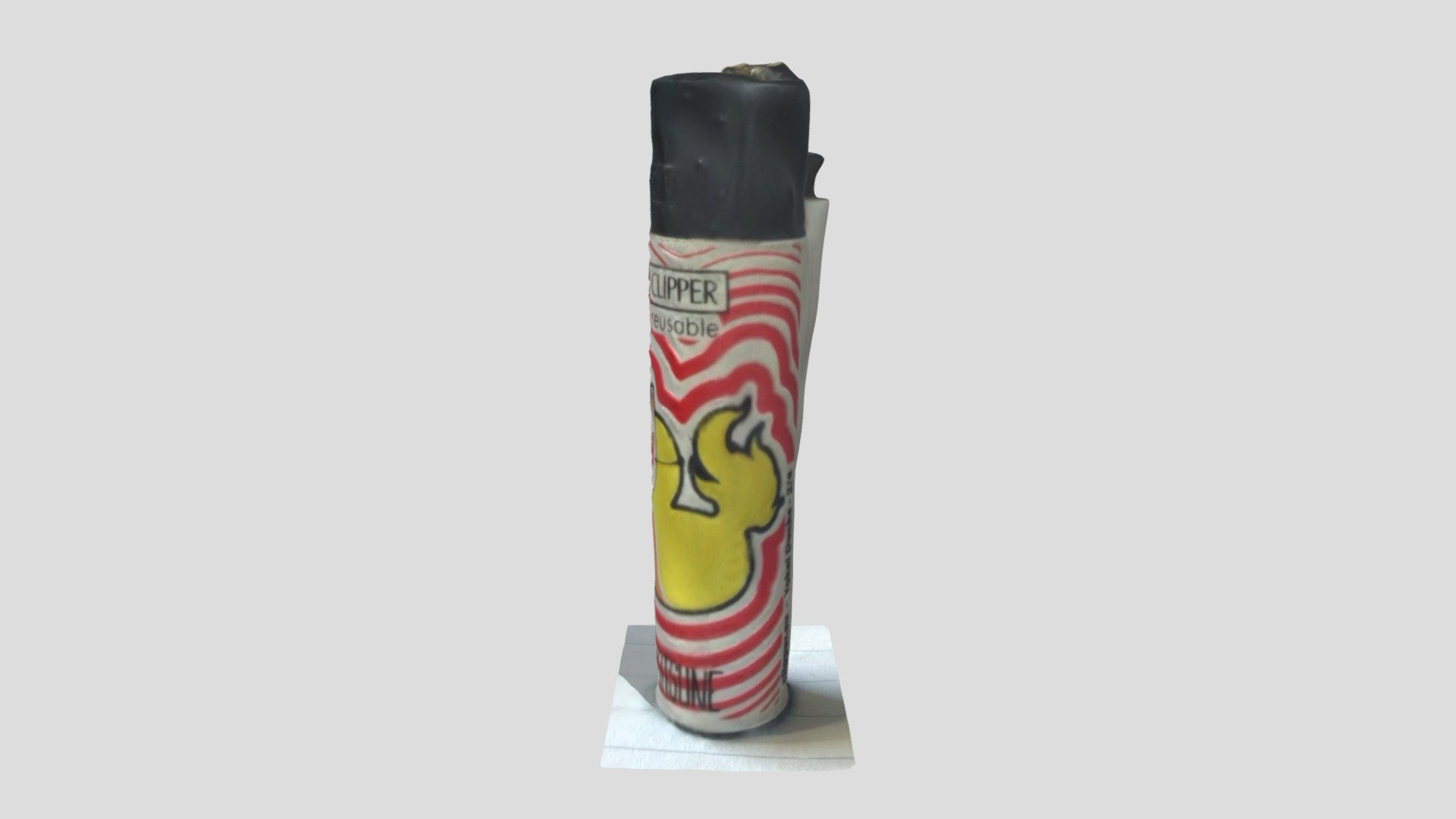 Clipper Lighter - Kitsune (Yokai Duck) - 3D model by marcoantonio1.madc ...