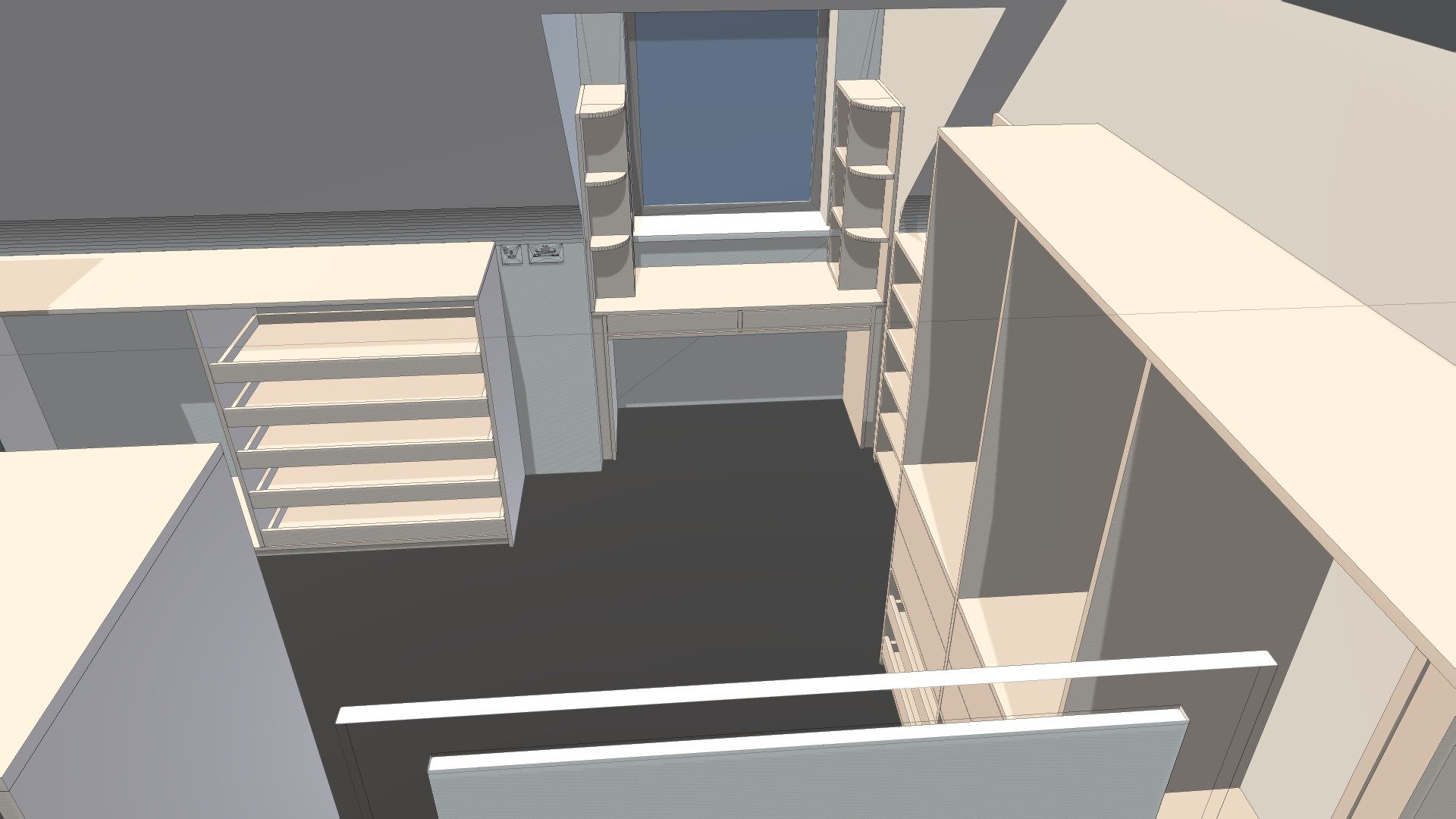 SB Walk-in Wardrobe - Download Free 3D model by All Wardrobes (@olmi ...