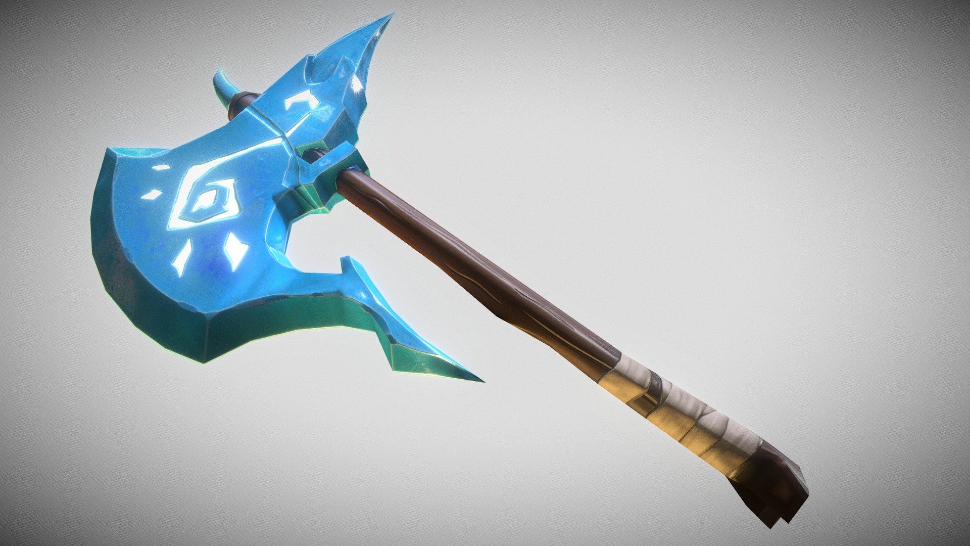 One Handed Axe_9 - 3D model by Frostone [3795c90] - Sketchfab