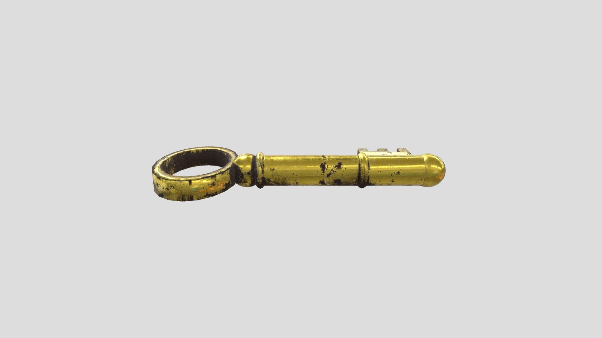 Gold Key - 3D model by nathanielruddock [379a58f] - Sketchfab