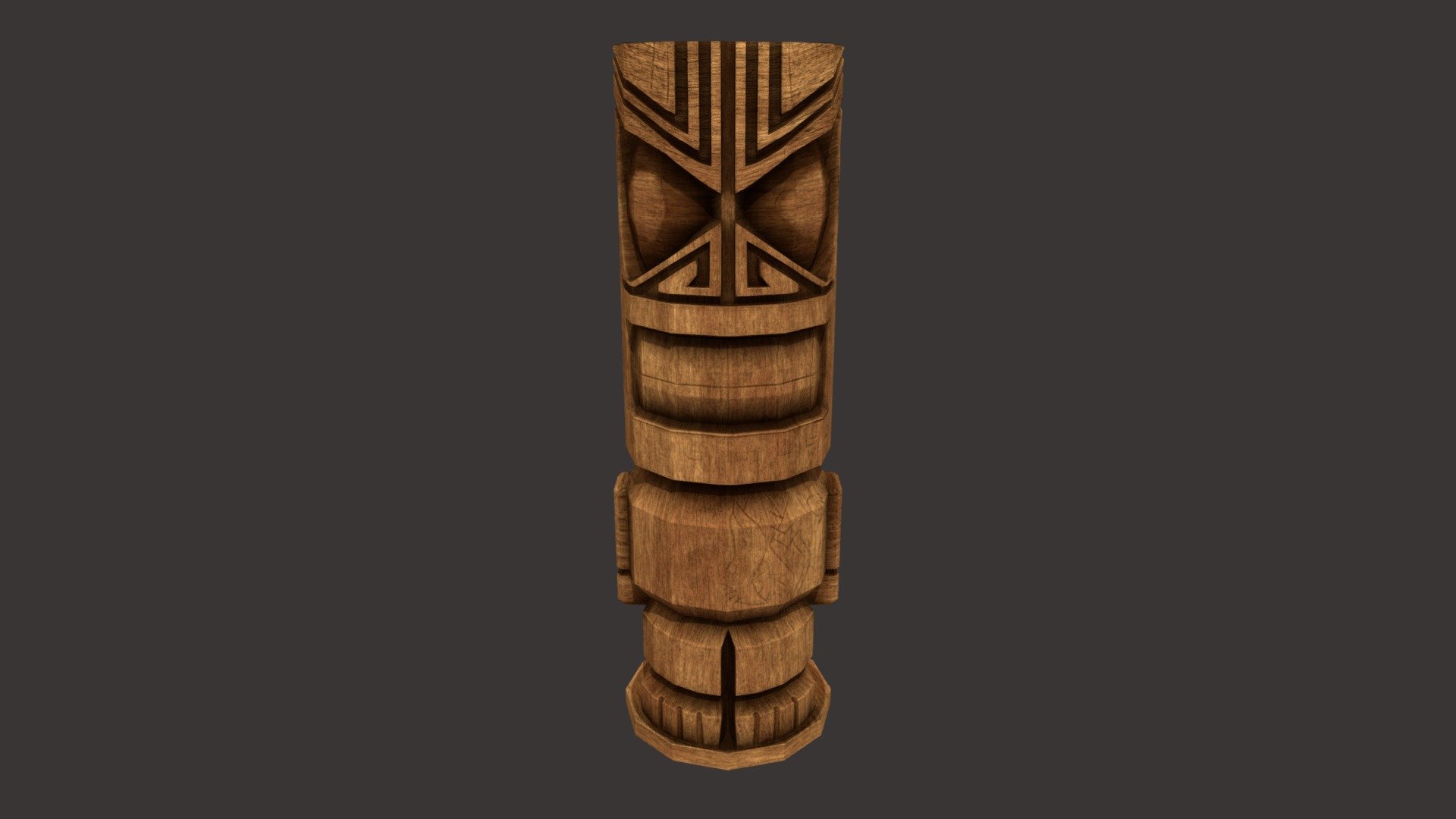 TIKI Low Poly - Download Free 3D model by Lef_Traru_03 [379a86e ...