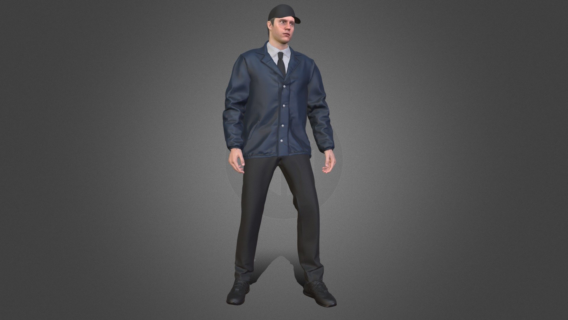 Man - Agent Outfit - Rigged - Buy Royalty Free 3D model by nicepictures ...
