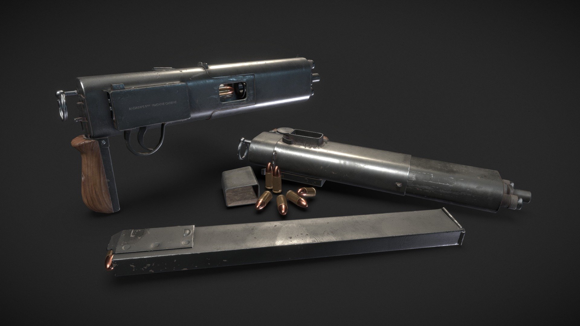 Andrews Machine Carbine - Download Free 3D model by the_table [379c346 ...