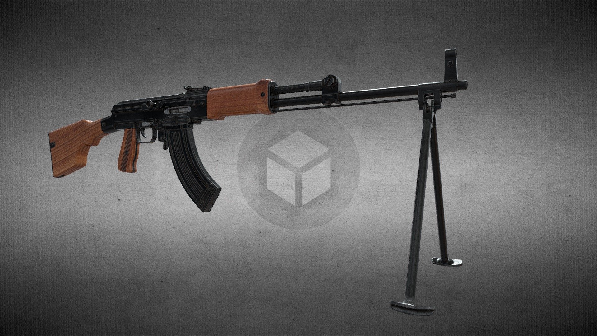 Type-70 LMG - 3D model by Gewehrschutze [379e616] - Sketchfab
