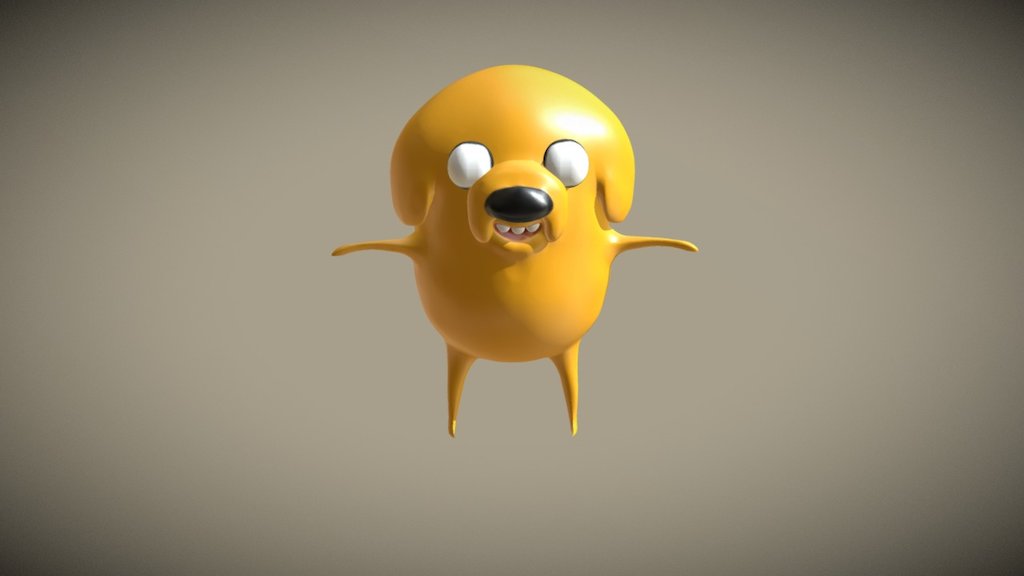 Fan Sculpt - Jake the Dog - 3D model by KarlFarming [379e6f3] - Sketchfab