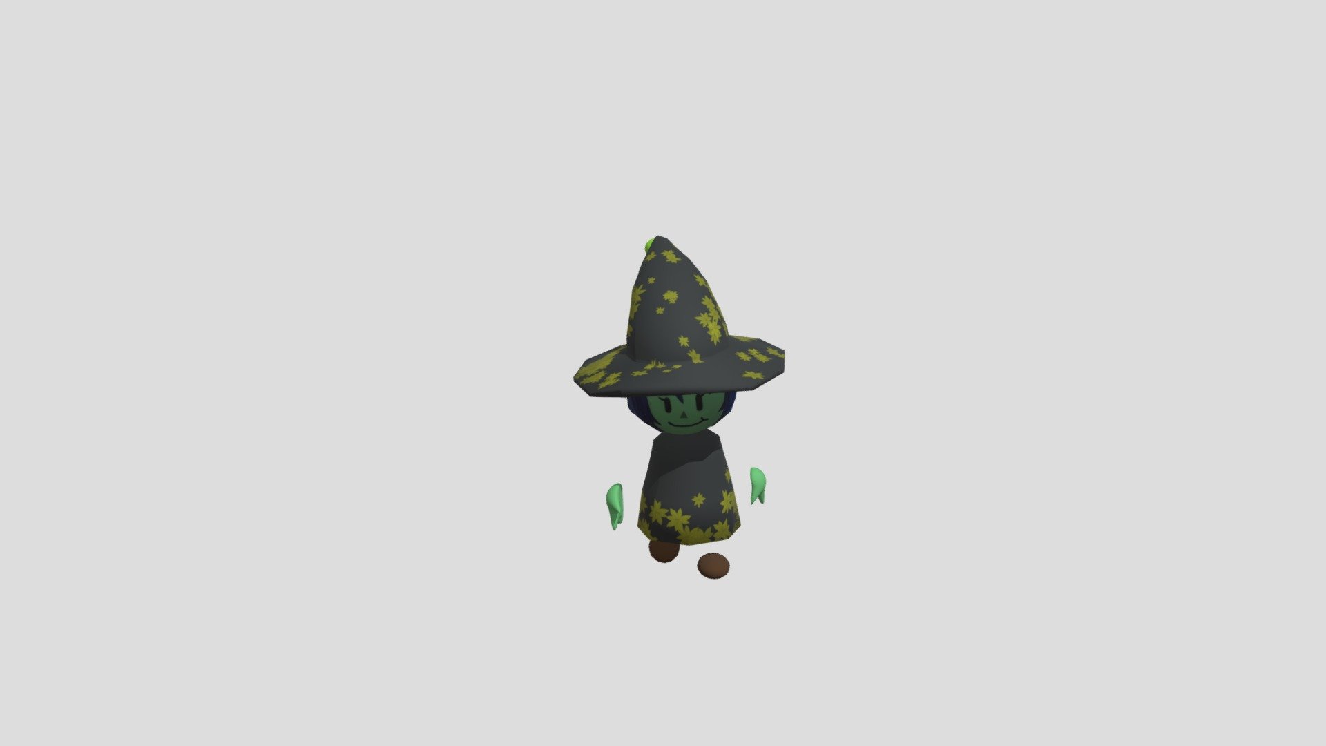 Little Low Poly Witch - 3D model by SubwayKeks [379eb60] - Sketchfab