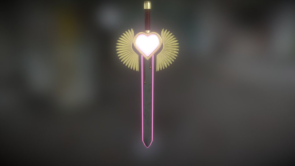 Love Power Sword - 3D model by Joshua Milano (@joshjmilano) [37a0626 ...