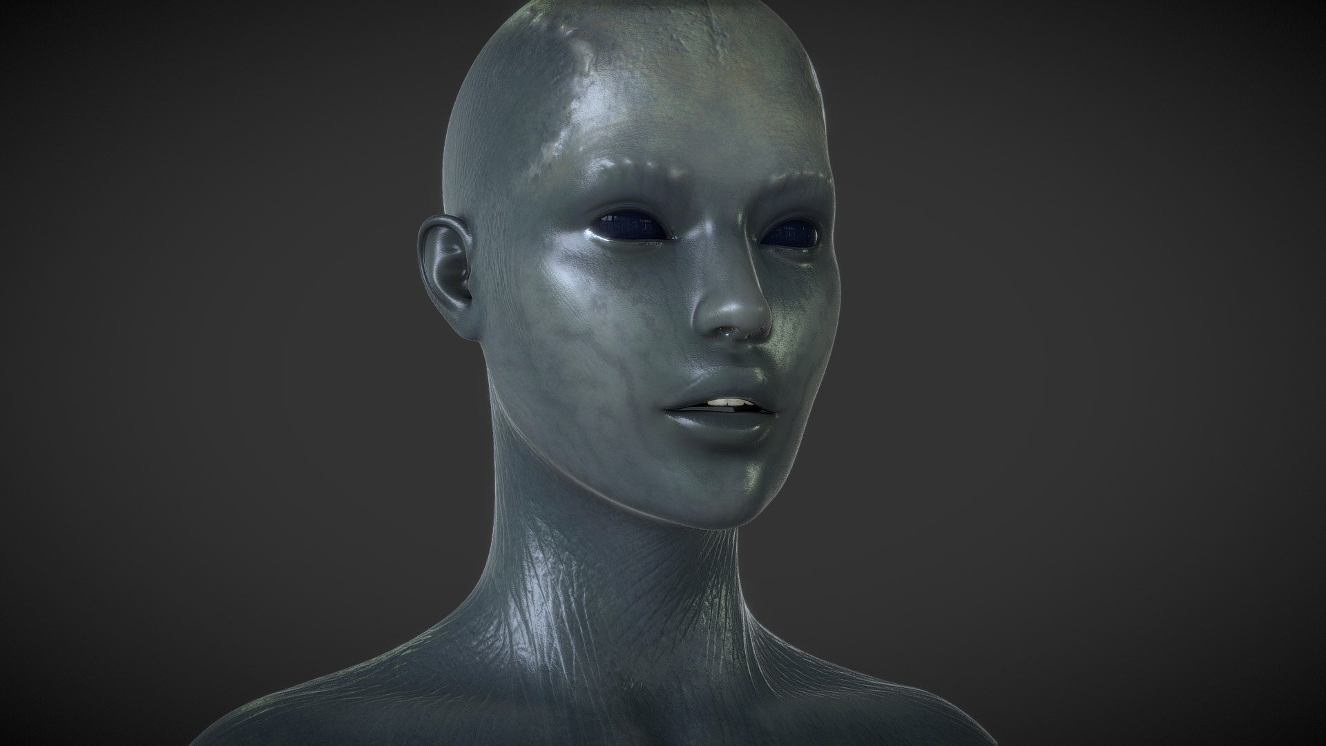 Hybrid female - 3D model by Szántai István (@szantai) [37a0637] - Sketchfab