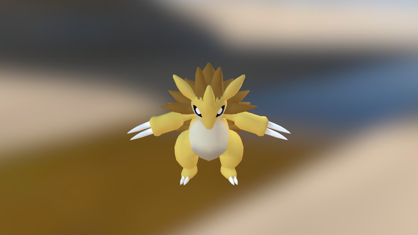 Sandslash - 3D model by Soros [37a0707] - Sketchfab