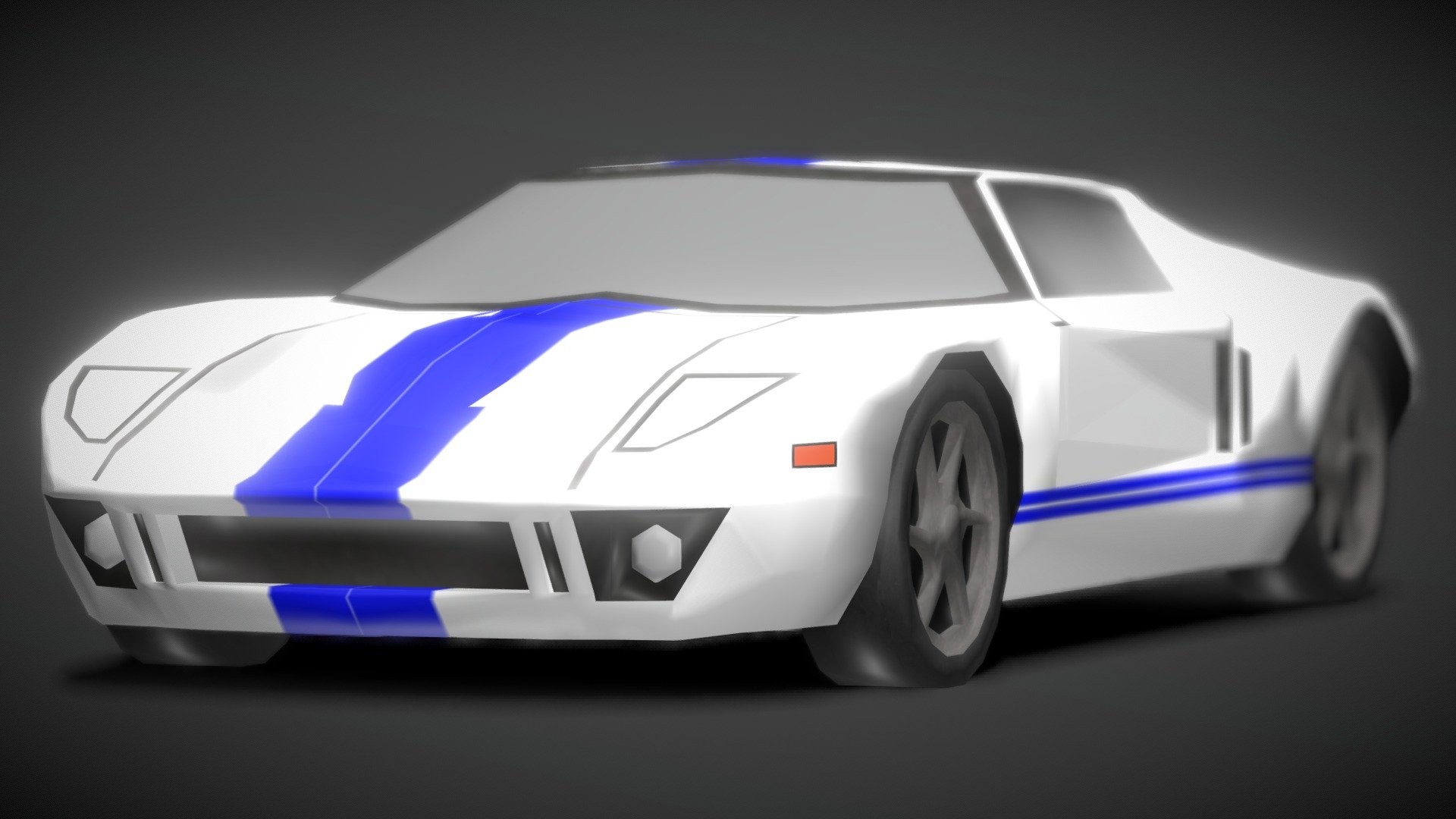 Low Poly Ford GT 2006 - Download Free 3D model by AngelGS [37a18dd ...
