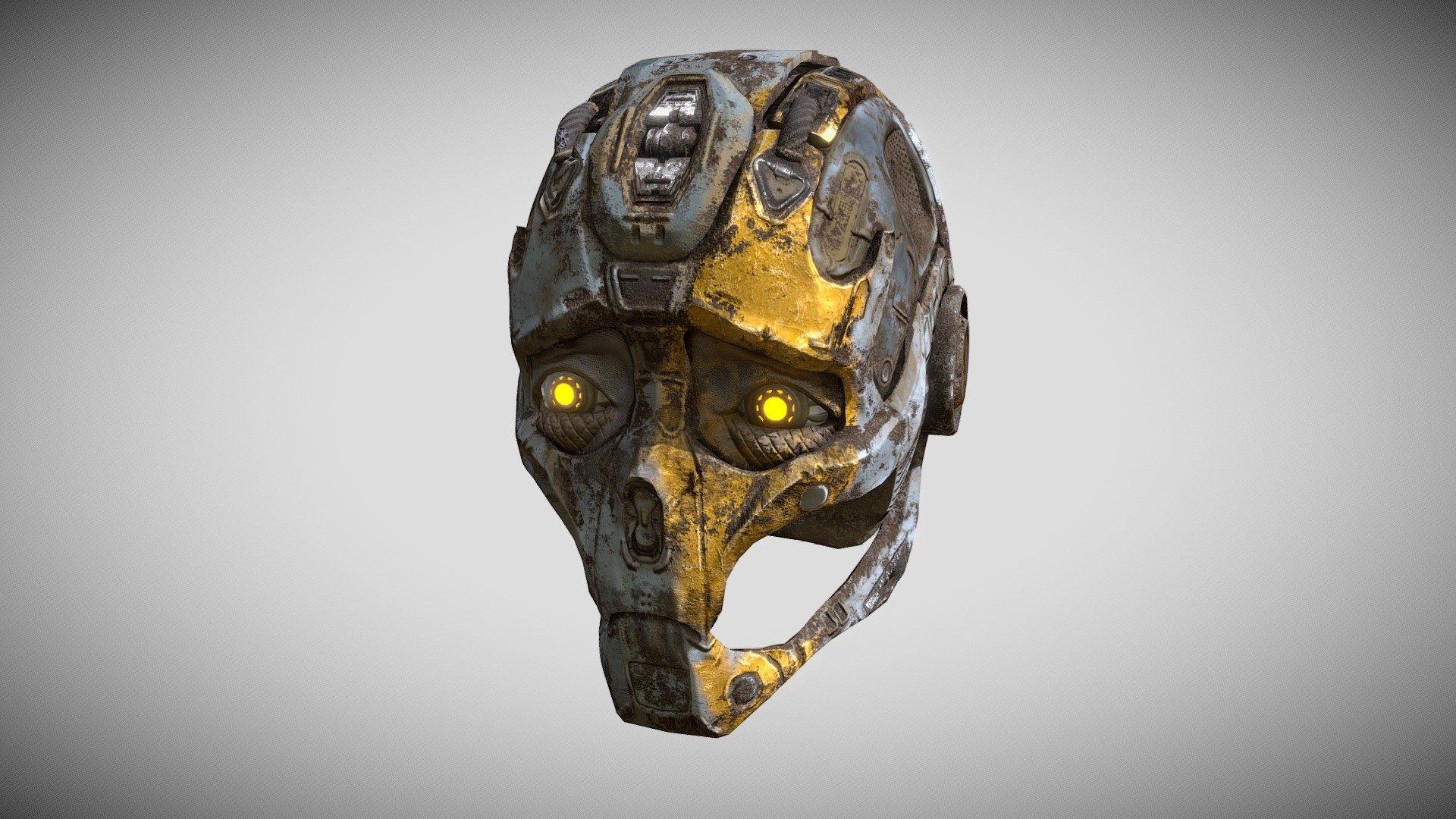 Rustborn post apocalyptic robot headsculpt - 3D model by Jietse_Hoste ...