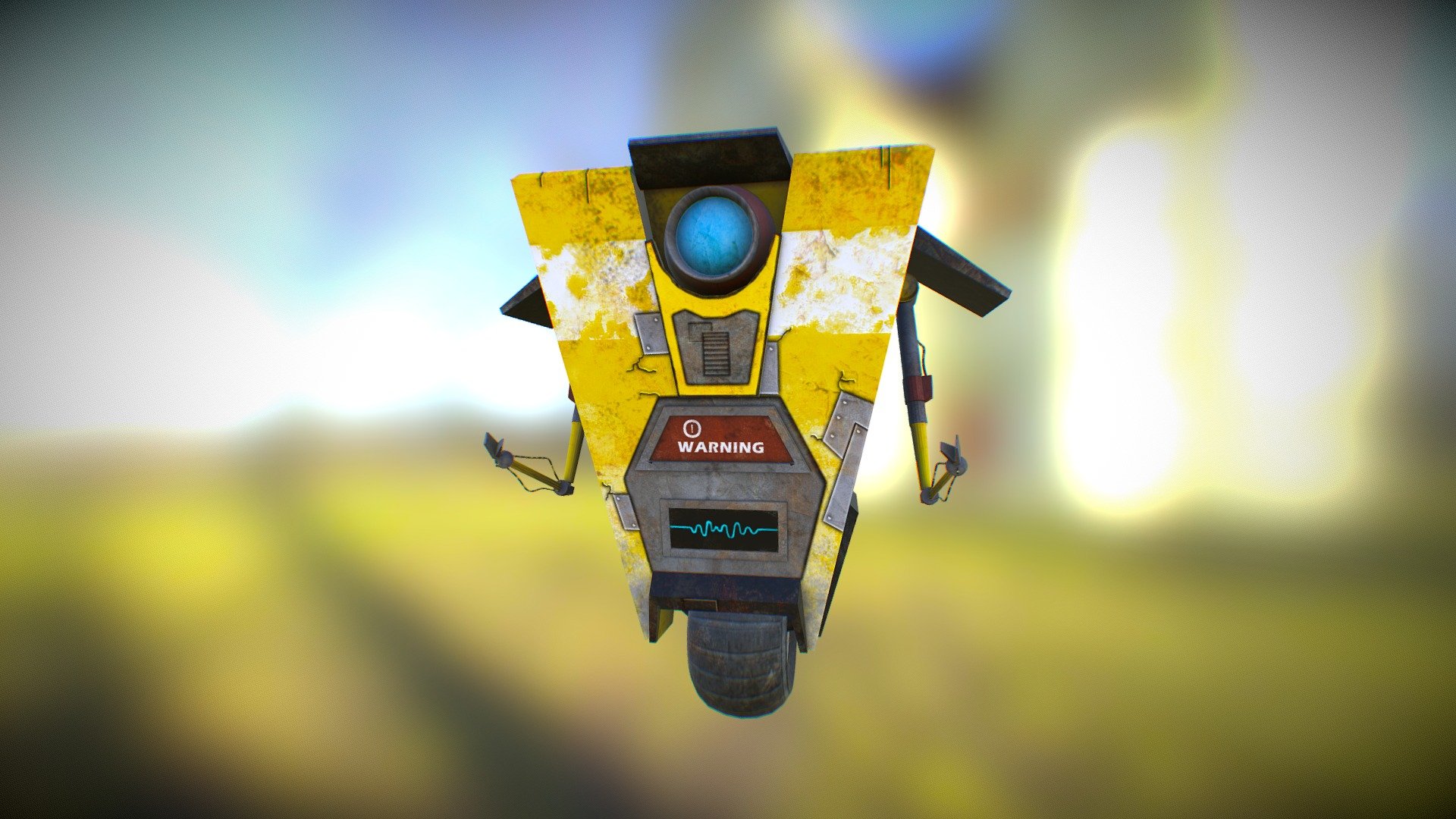 Borderland 2 Claptrap - 3D model by WjndWalk3r [37a280b] - Sketchfab