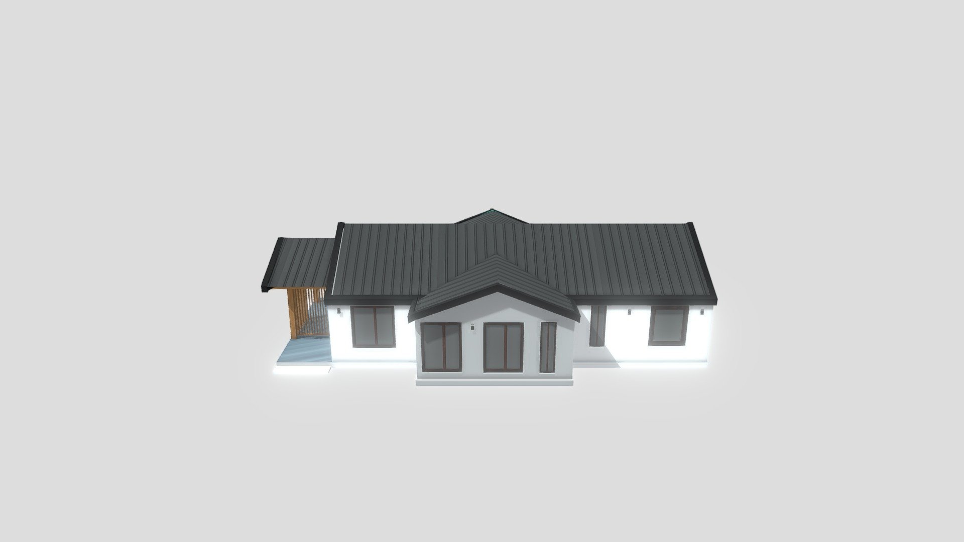 Corner House. - 3D model by renderlevel [37a319b] - Sketchfab