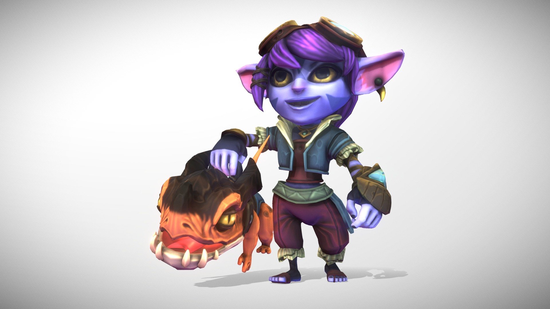 Tristana Dragon Trainer - 3D model by Thomalabricot [37a4b22] - Sketchfab