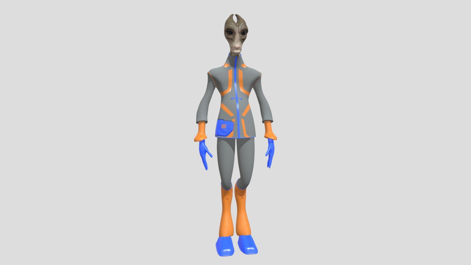 Salarian - 3D model by reemhas [37a5492] - Sketchfab