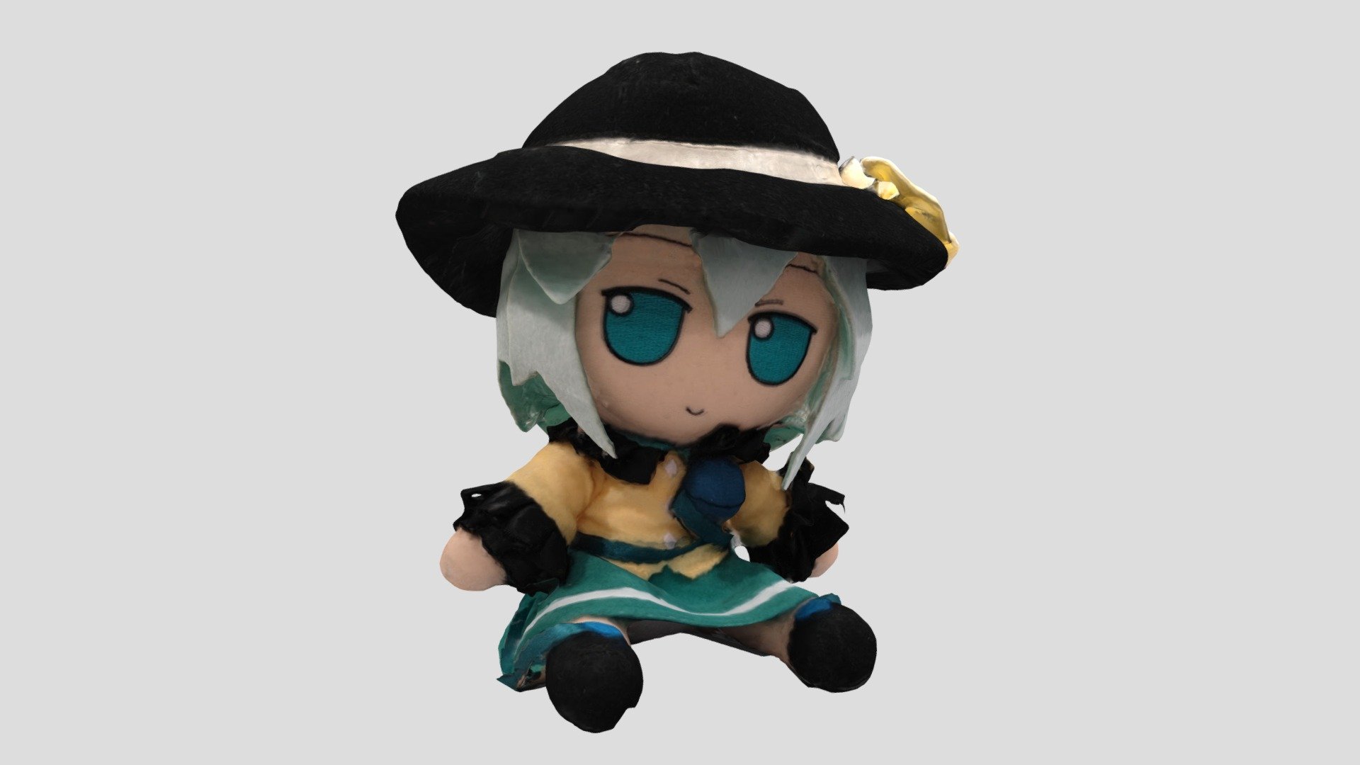 東方Project Koishi Komeiji Fumo 古明地 こいし ふも - Download Free 3D model by ...
