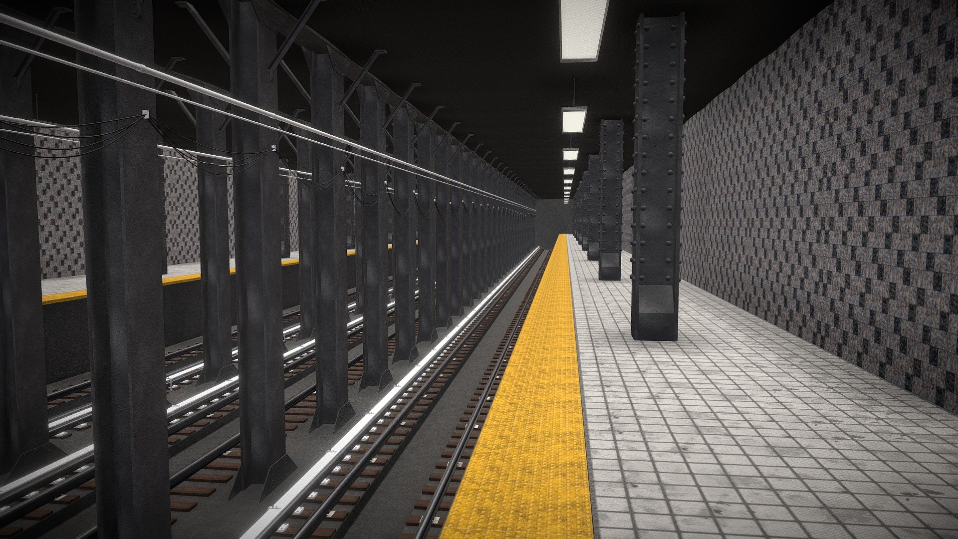 Train Station - 3D model by bronx_the_gamer [37a6eab] - Sketchfab